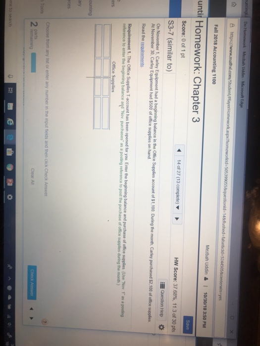 Solved Fall 2018 1100 untir Homework: Chapter 3 Score: 0 of | Chegg.com Solved Fall 2018 1100 untir Homework: Chapter 3 Score: 0 of | Chegg.com