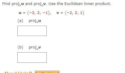 Solved Find p′jVu and proj vu. Use the Euclidean inner | Chegg.com