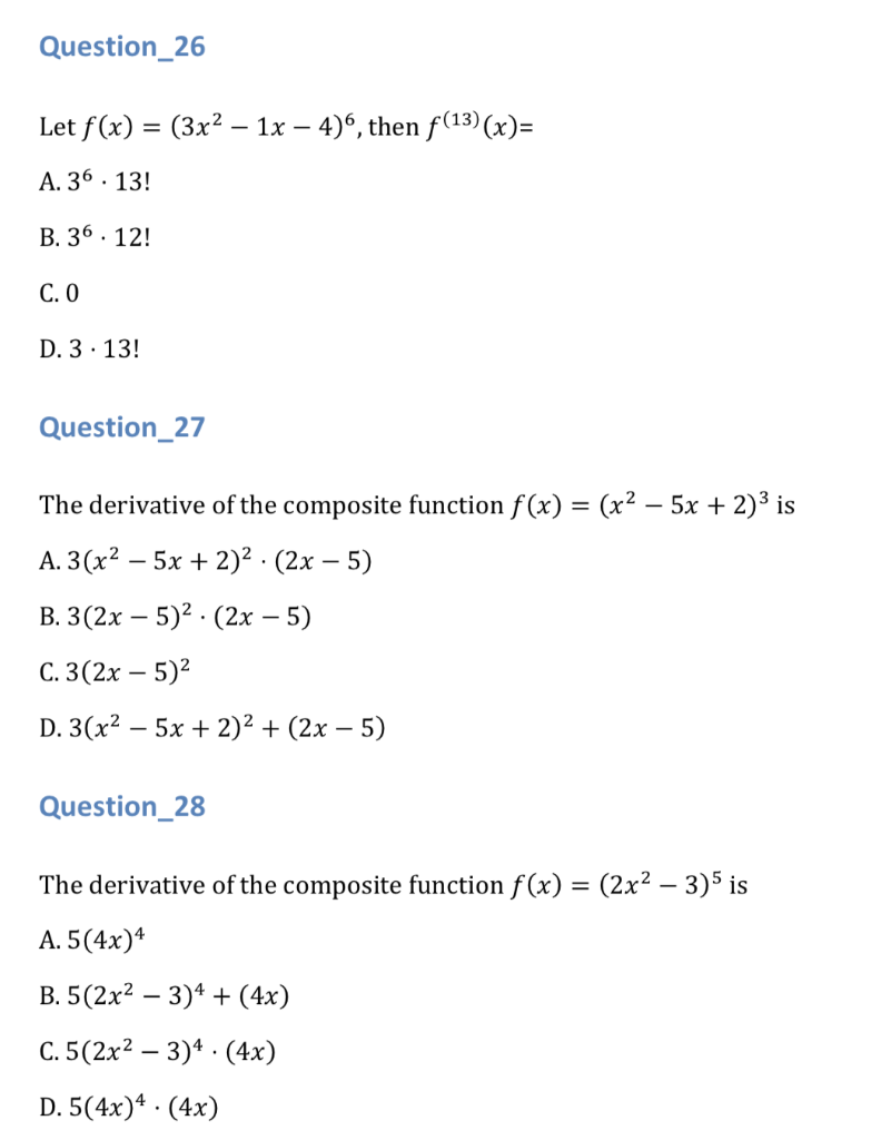 Solved Let F X 3x2−1x−4 6 Then F 13 X A 36⋅13 B