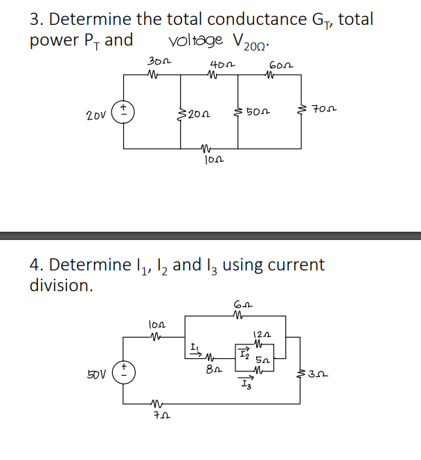Solved 3. Determine the total conductance GT, total power P, | Chegg.com