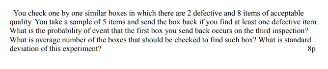 Solved You check one by one similar boxes in which there are | Chegg.com