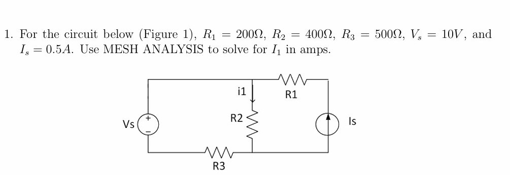 Solved For the circuit below | Chegg.com