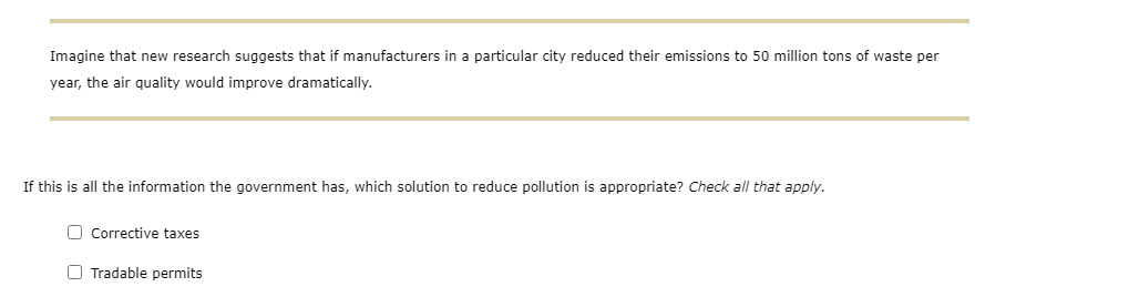 Solved 7. Correcting for negative externalities - Taxes | Chegg.com