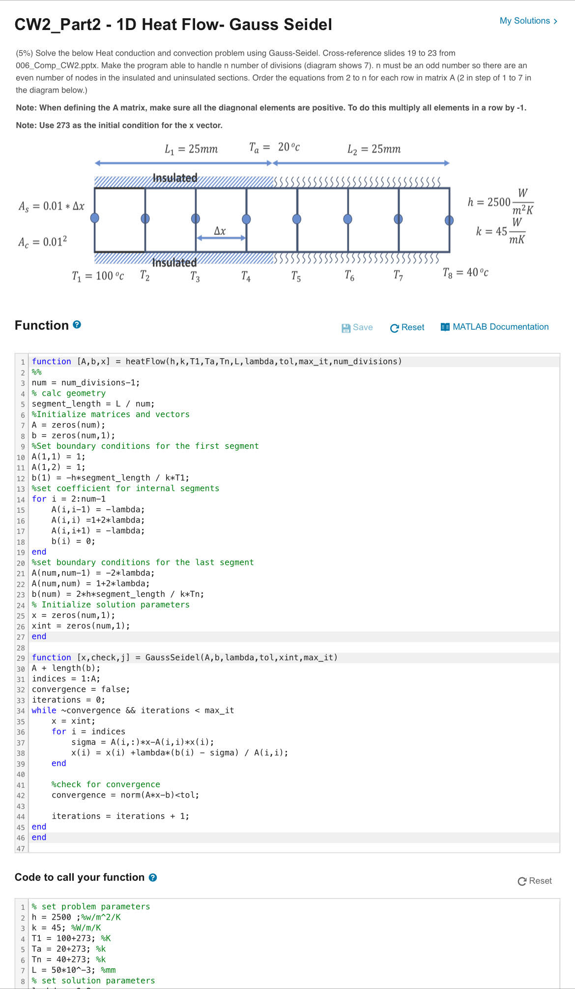 Solved please solve this question using guass seidel rule in | Chegg.com