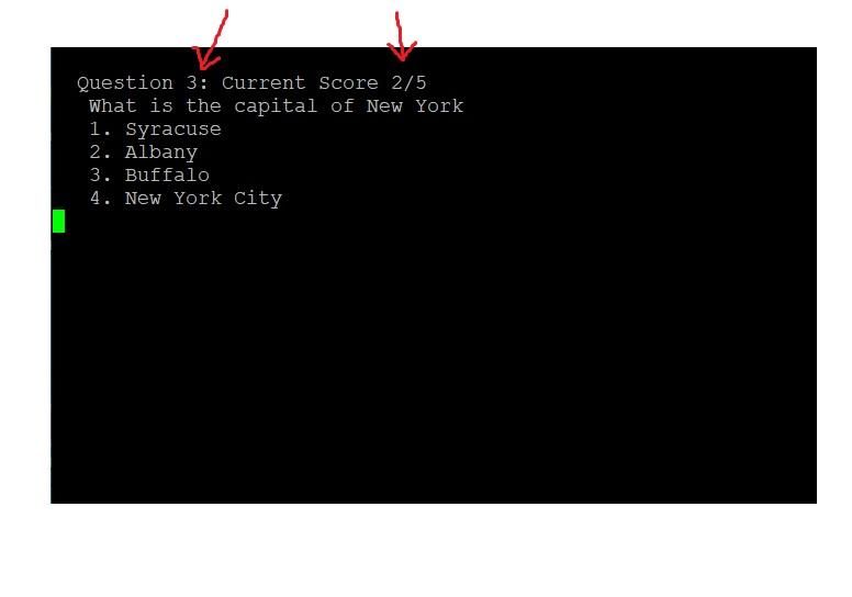 Solved Extend the following program using the curses | Chegg.com