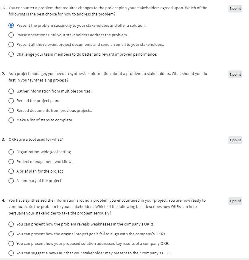 Solved 1. You encounter a problem that requires changes to | Chegg.com