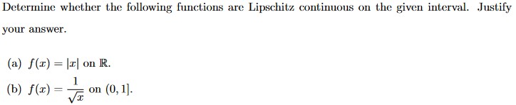 Solved Determine whether the following functions are | Chegg.com