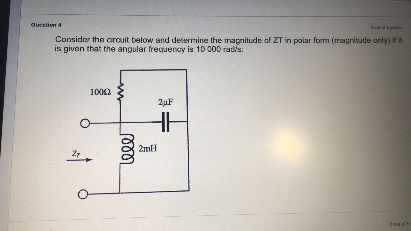 Solved Consider the circuit below and determine the | Chegg.com