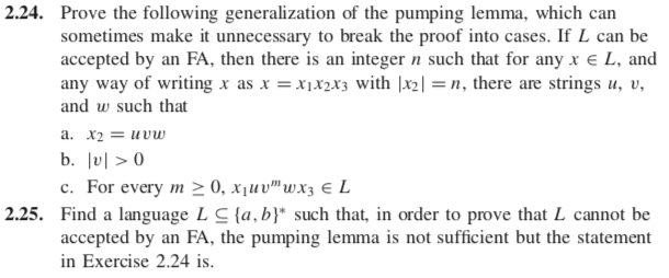 Solved 2.24. Prove the following generalization of the | Chegg.com