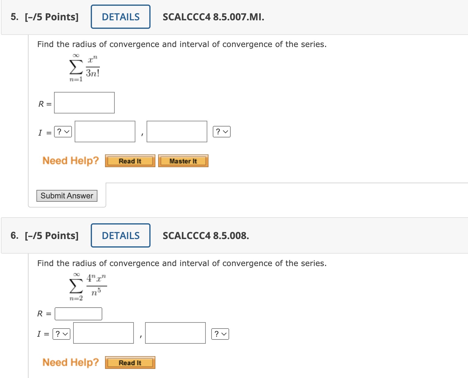 Solved Find the radius of convergence and interval of | Chegg.com