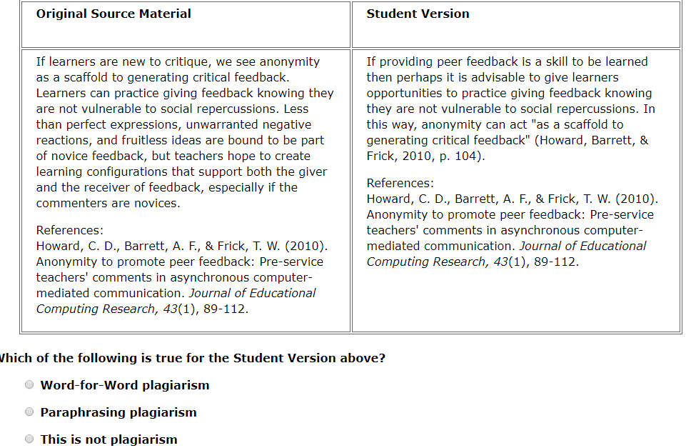 Solved Original Source Material Student Version If learners | Chegg.com
