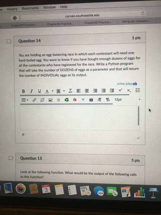 Solved w History Bookmarks Window Help canvas | Chegg.com