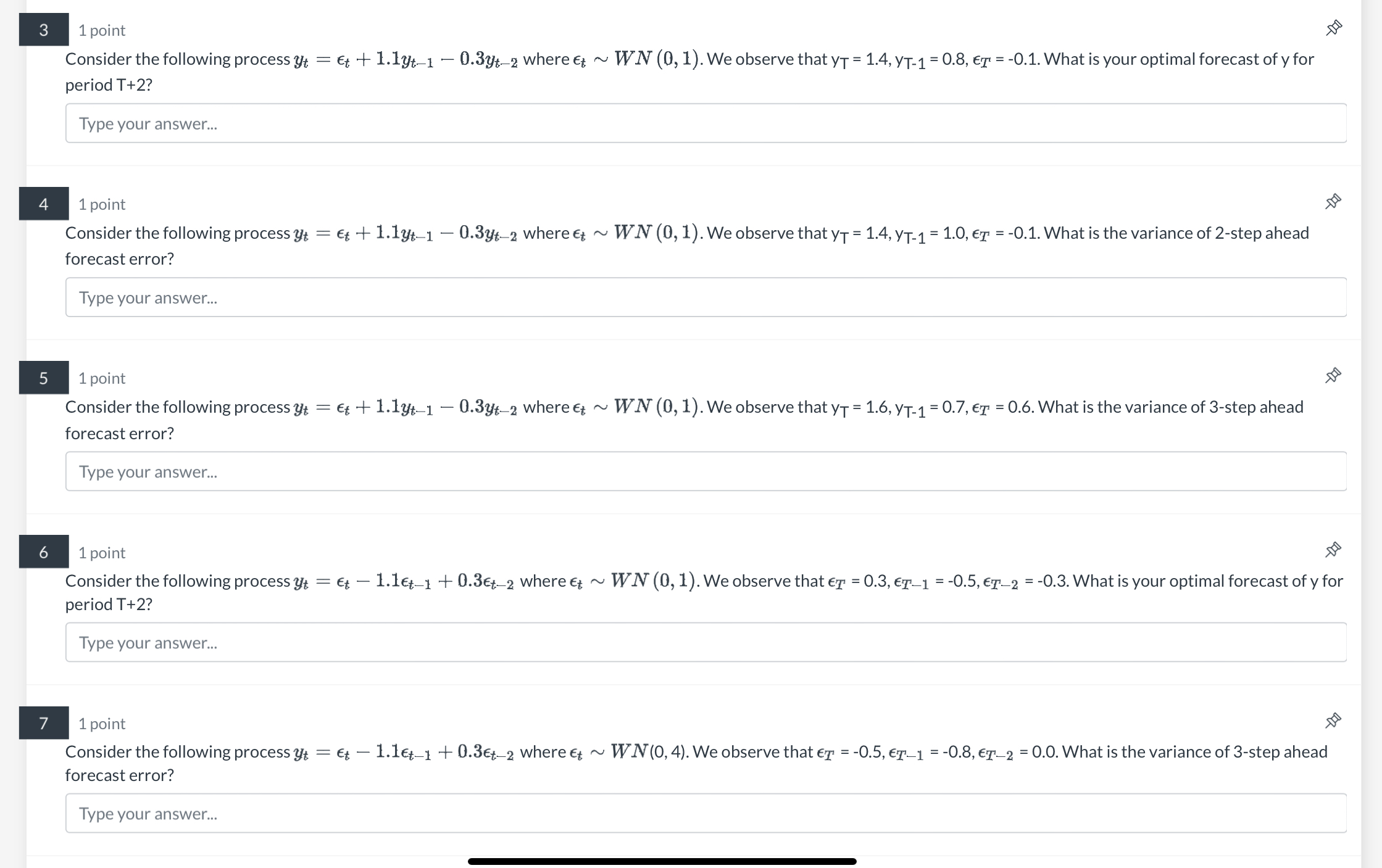 Solved 1 point Consider the following process | Chegg.com