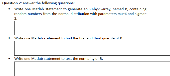 Solved Luestion 2 Answer The Following Questions Write