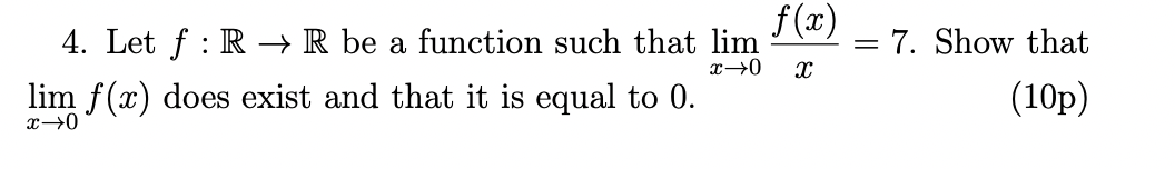 Solved Real Analysis: Use the definition of the limit for | Chegg.com