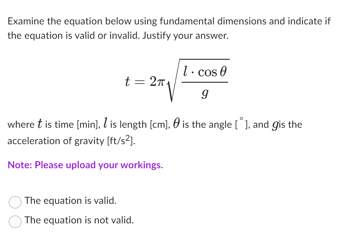 Solved Examine the equation below using fundamental | Chegg.com