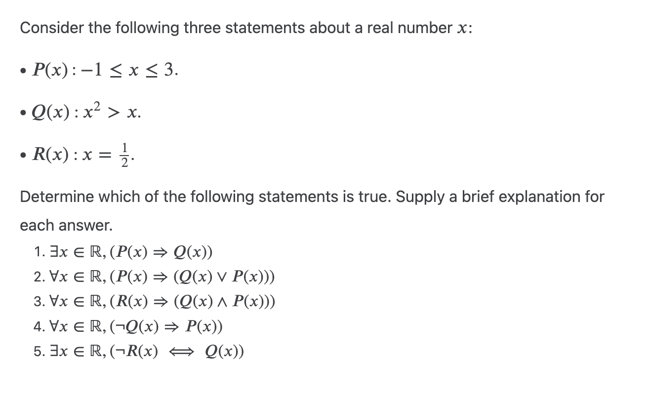 Solved Consider the following three statements about a real | Chegg.com