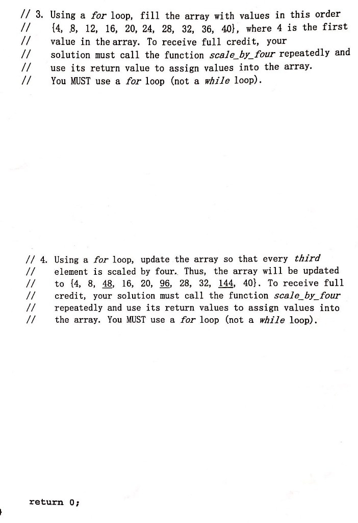 Solved (20 points) Write a C++ program to initialize an | Chegg.com