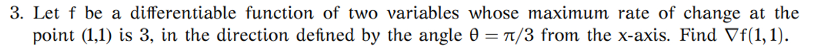 Solved Let f ﻿be a differentiable function of two variables | Chegg.com