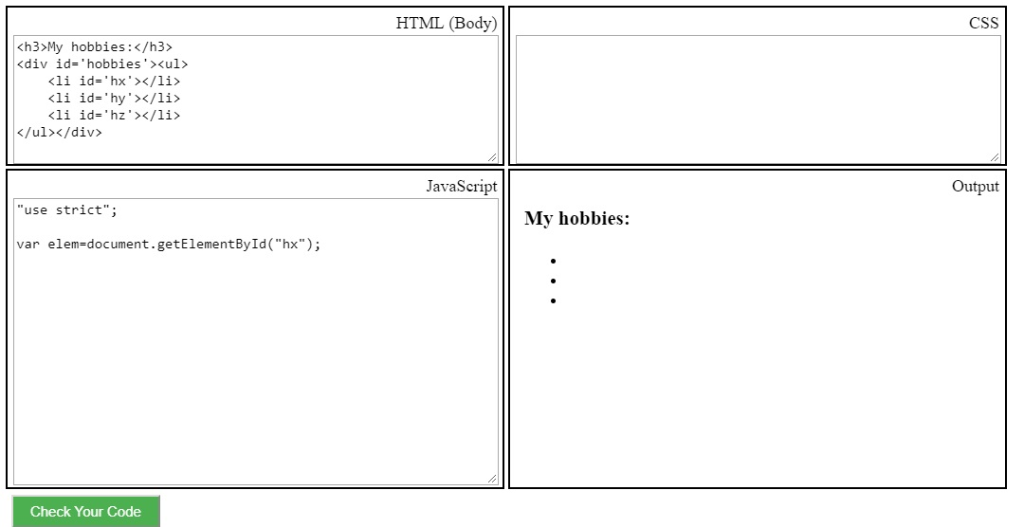 Solved Let's practice by making an array of our | Chegg.com
