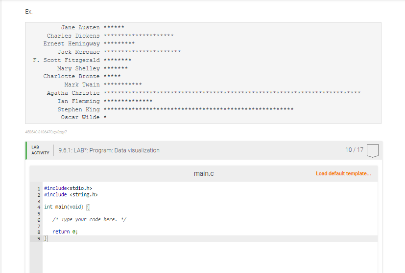 Solved 96 Lab Program Data Visualization 1 Prompt The