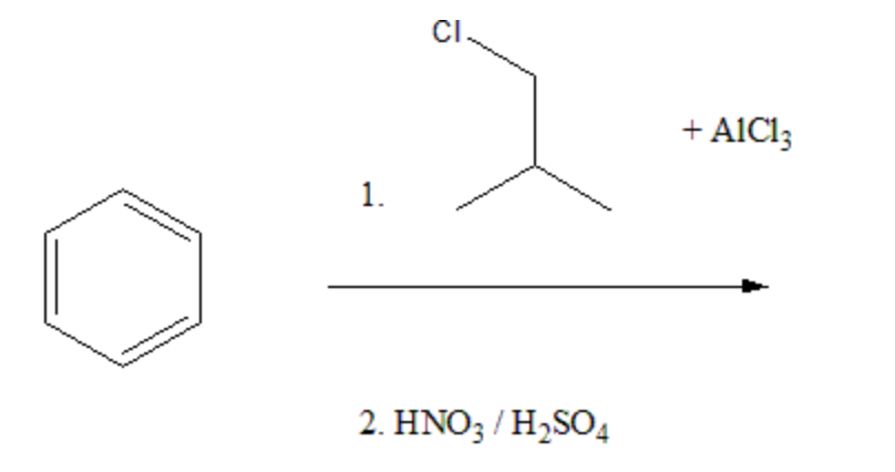 Solved CI + AICI 1. 2. HNO3 / H2SO4 NO2 ON A B NO2 NO2 с D | Chegg.com