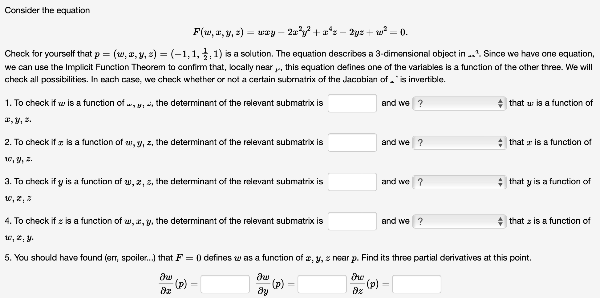 Solved Consider the equation | Chegg.com