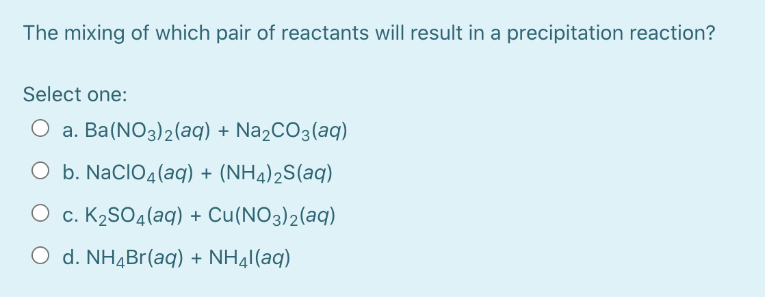 Solved The balanced reaction between aqueous nitric acid and | Chegg.com