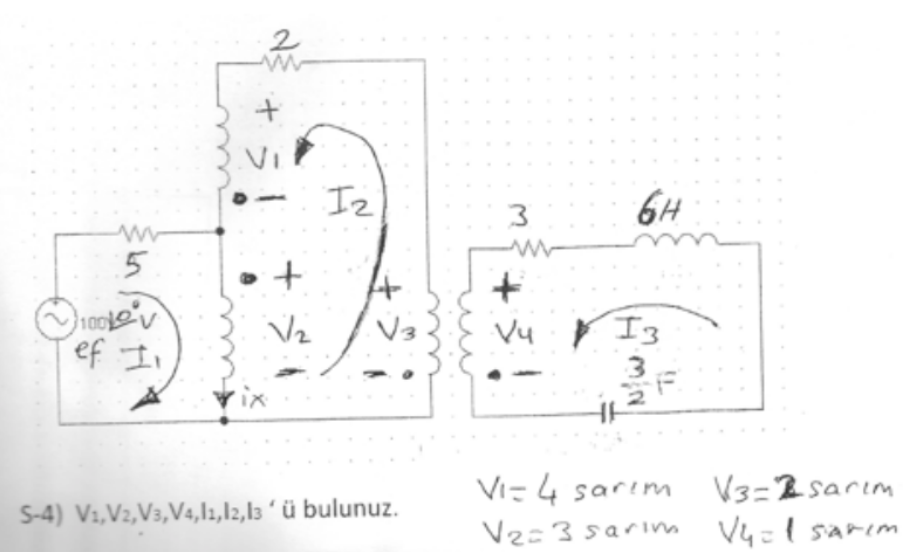 Solved Determine V1, V2, V3, V4 voltage values and I1, I2, | Chegg.com