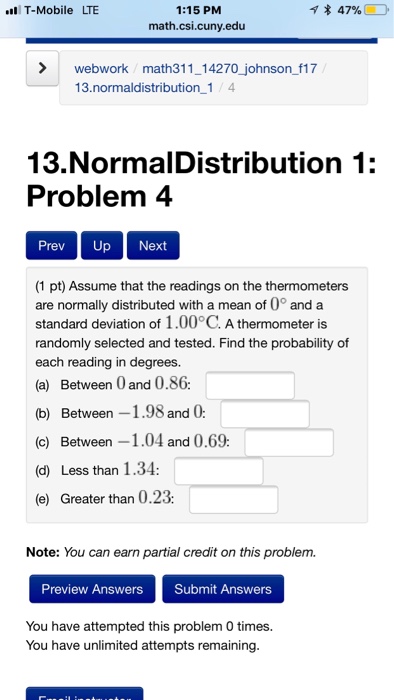 Solved l T-Mobile LTE 1:15 PM math.csi.cuny.edu webwork math | Chegg.com