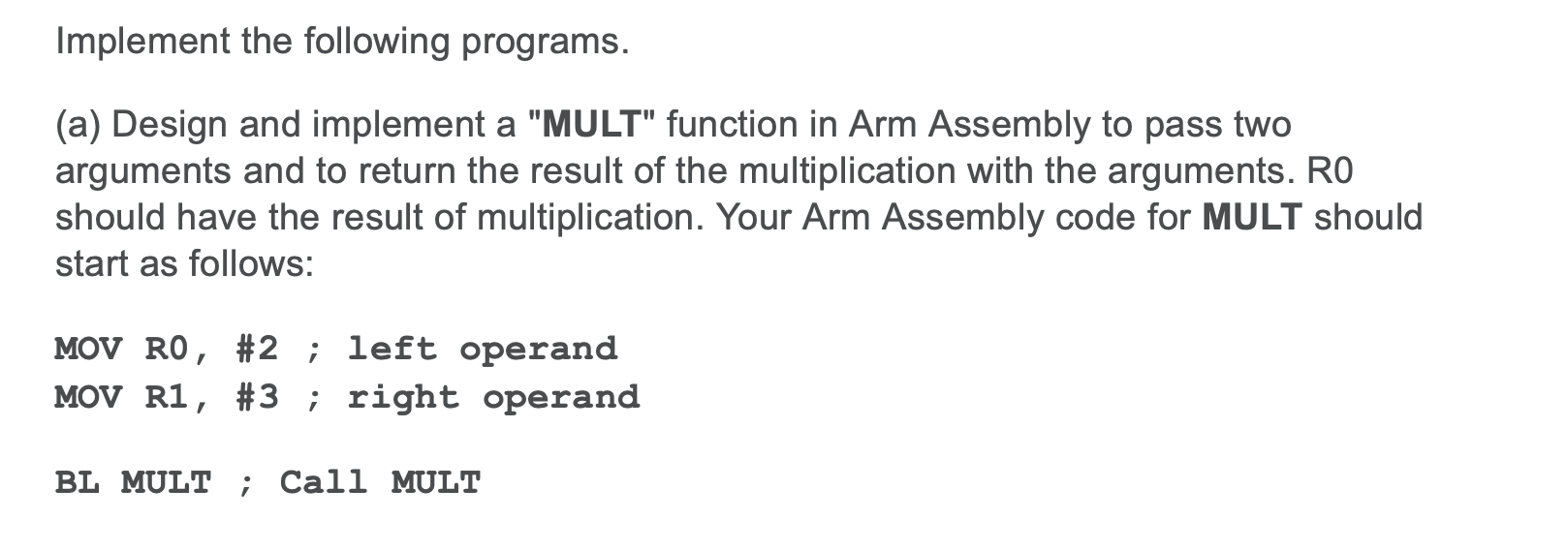 Solved Implement the following programs. (a) Design and | Chegg.com