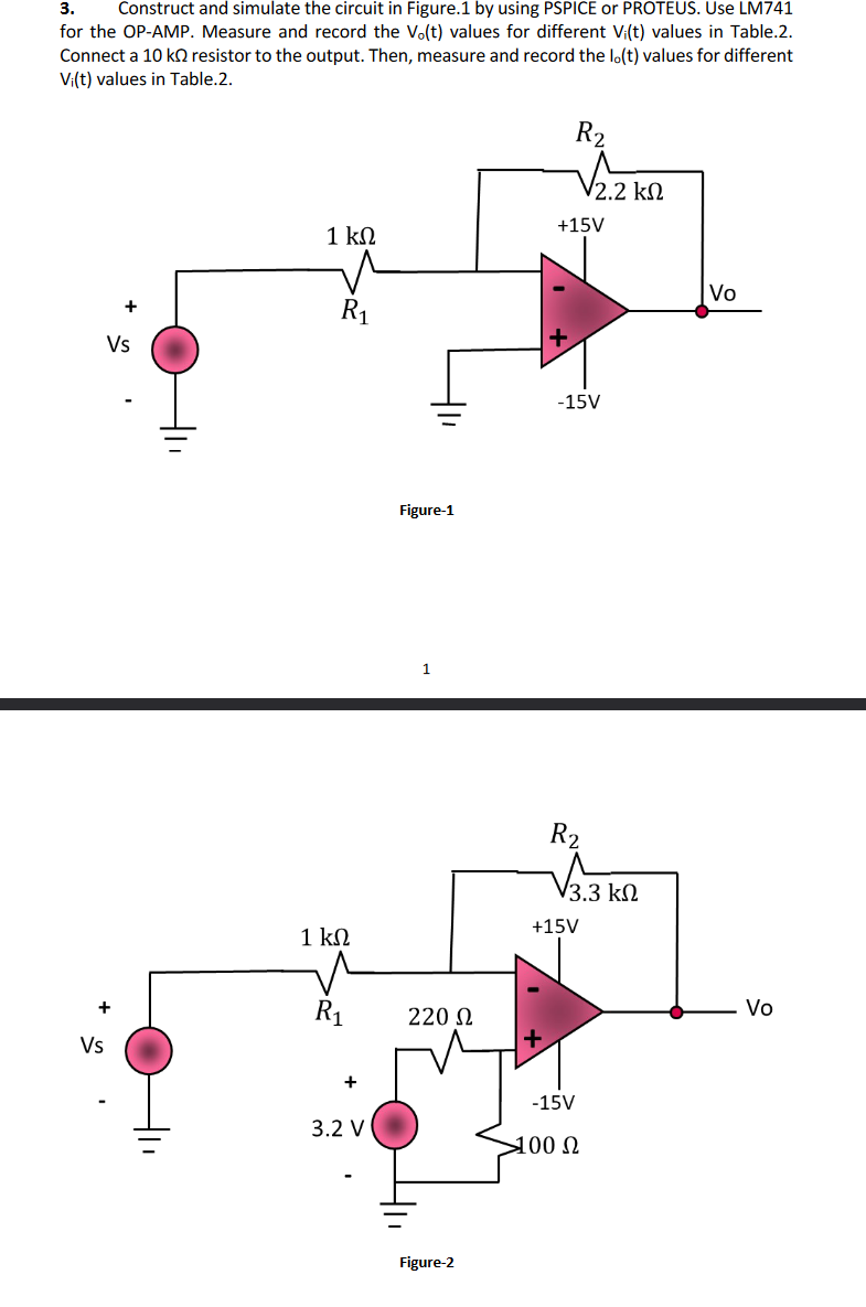 Solved I need all the I(t) values for different Vi(t) values | Chegg.com