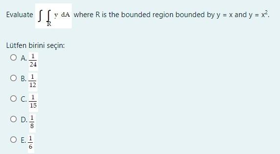 Solved Evaluates y da where R is the bounded region bounded | Chegg.com