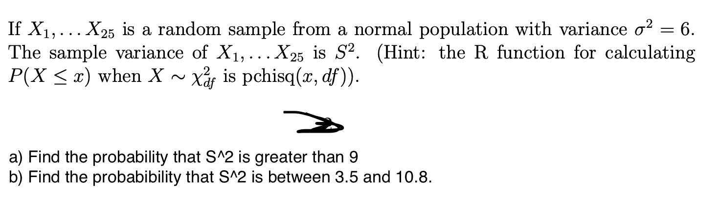 Solved If X1,…X25 is a random sample from a normal | Chegg.com