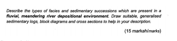 Solved How to draw the generalised sedimentary logs, block | Chegg.com