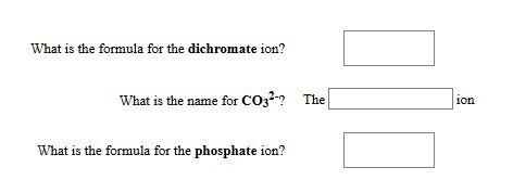 Solved What is the formula for the dichromate ion? What is | Chegg.com
