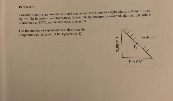 Solved Problem 3 Consider steady-state, two-dimensional | Chegg.com