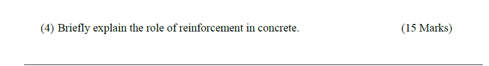 (4) ﻿Briefly explain the role of reinforcement in | Chegg.com