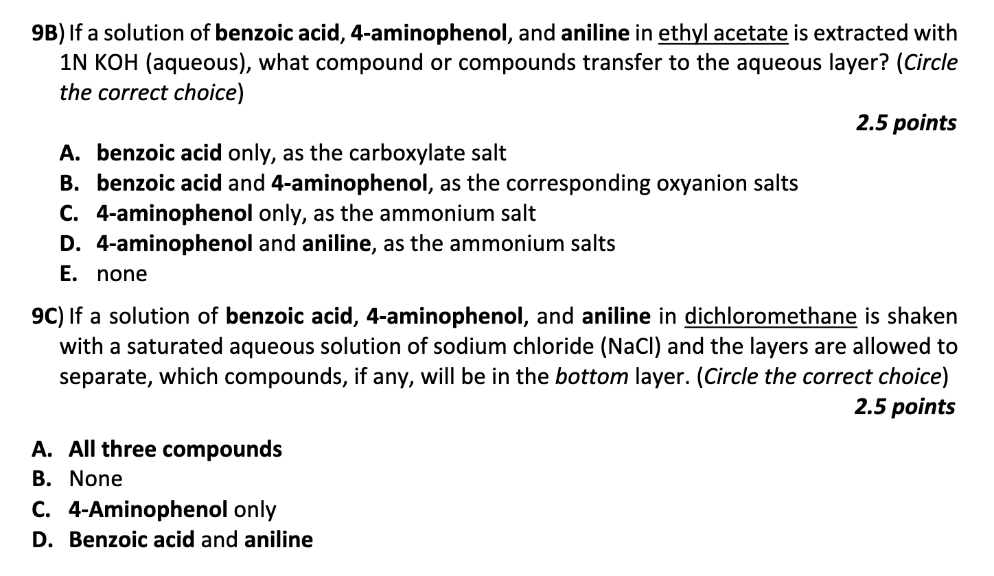 Solved For the following questions, consider the three | Chegg.com