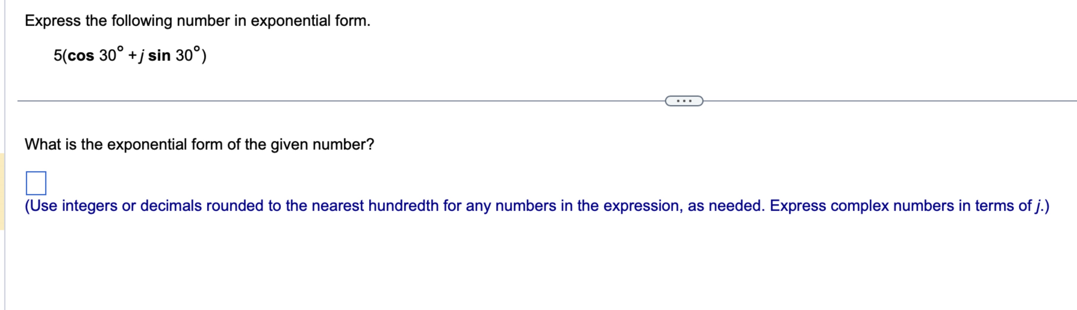 Solved Express the following number in exponential | Chegg.com