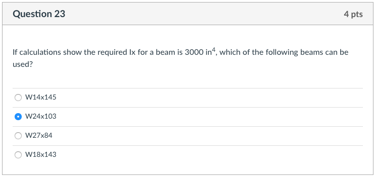Solved Question 23 4 pts If calculations show the required | Chegg.com