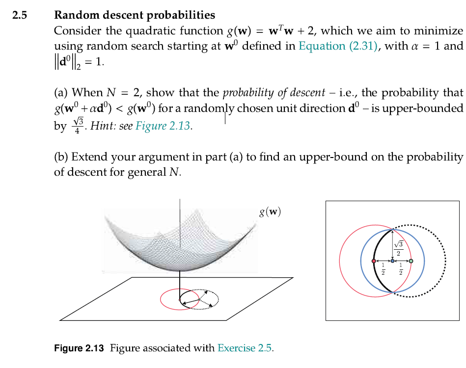 2.5 Random descent probabilities Consider the | Chegg.com