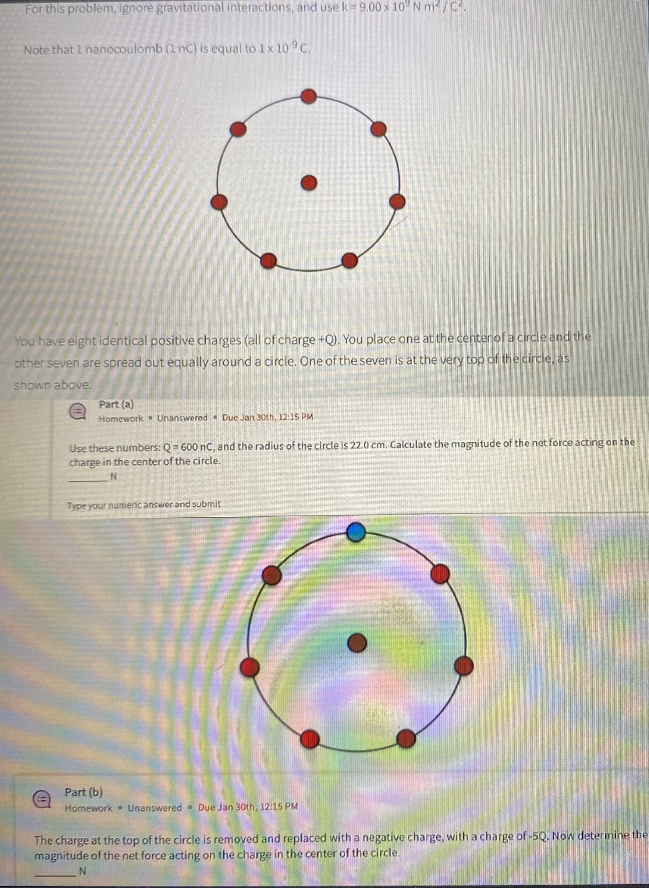 Solved You have eight identical positive charges (all of | Chegg.com