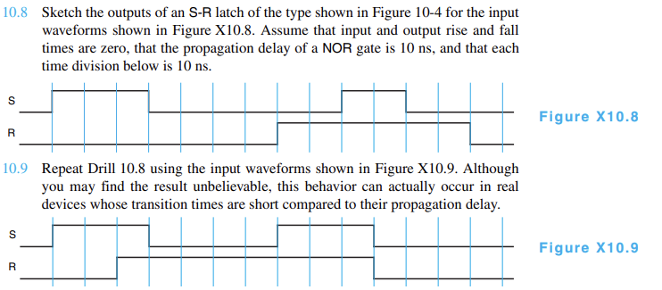 Solved 10.9. Detect where metastability occurs on the | Chegg.com