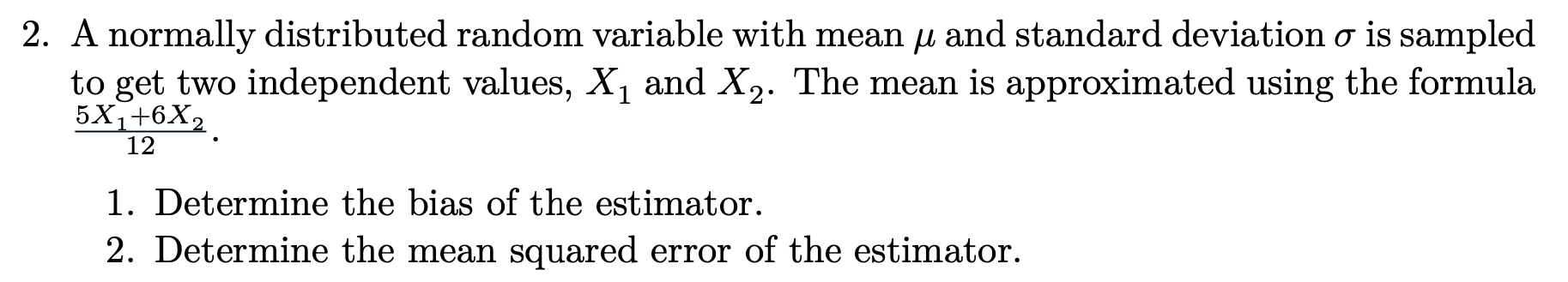 Solved A normally distributed random variable with mean μ | Chegg.com
