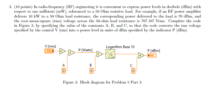Solved 3. (10 points) In radio-frequency (RF) engineering it | Chegg.com