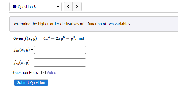 Solved Determine the higher-order derivatives of a function | Chegg.com