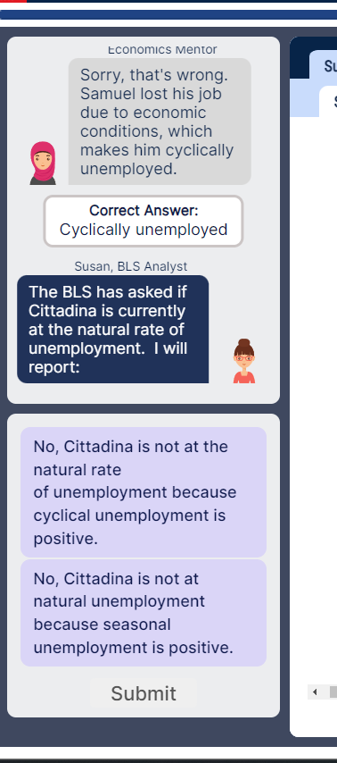 Solved Sorry, that's wrong.Samuel lost his jobdue to | Chegg.com