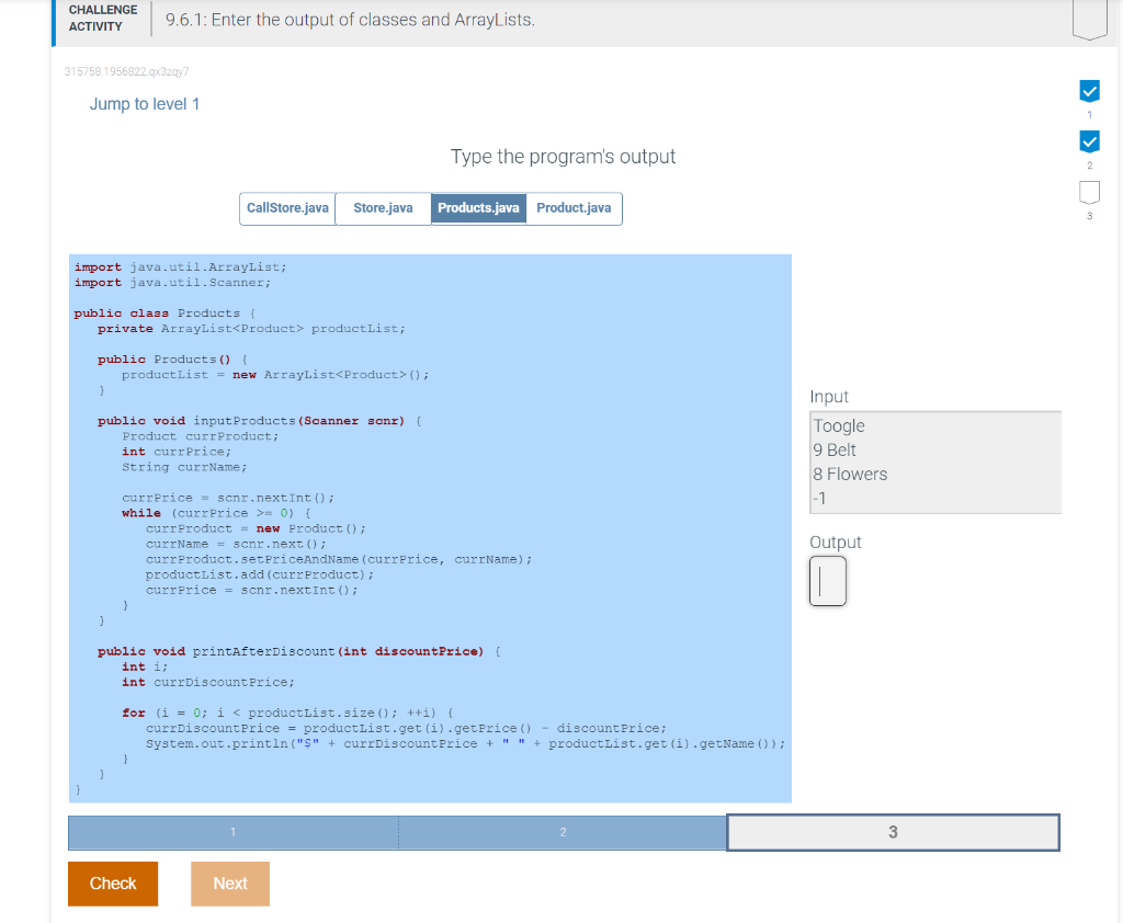 Solved CHALLENGE ACTIVITY 9.6.1: Enter the output of classes | Chegg.com