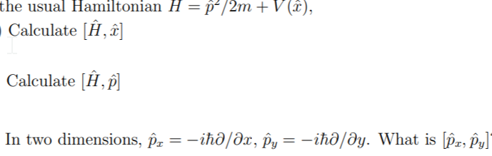 Solved the usual Hamiltonian H = p | Chegg.com